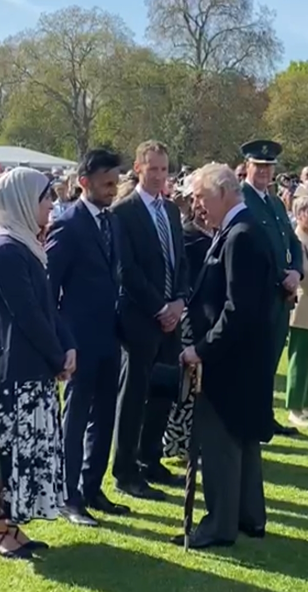 Dr Imran Zaman meets King Charles – Heath Street Health Centre